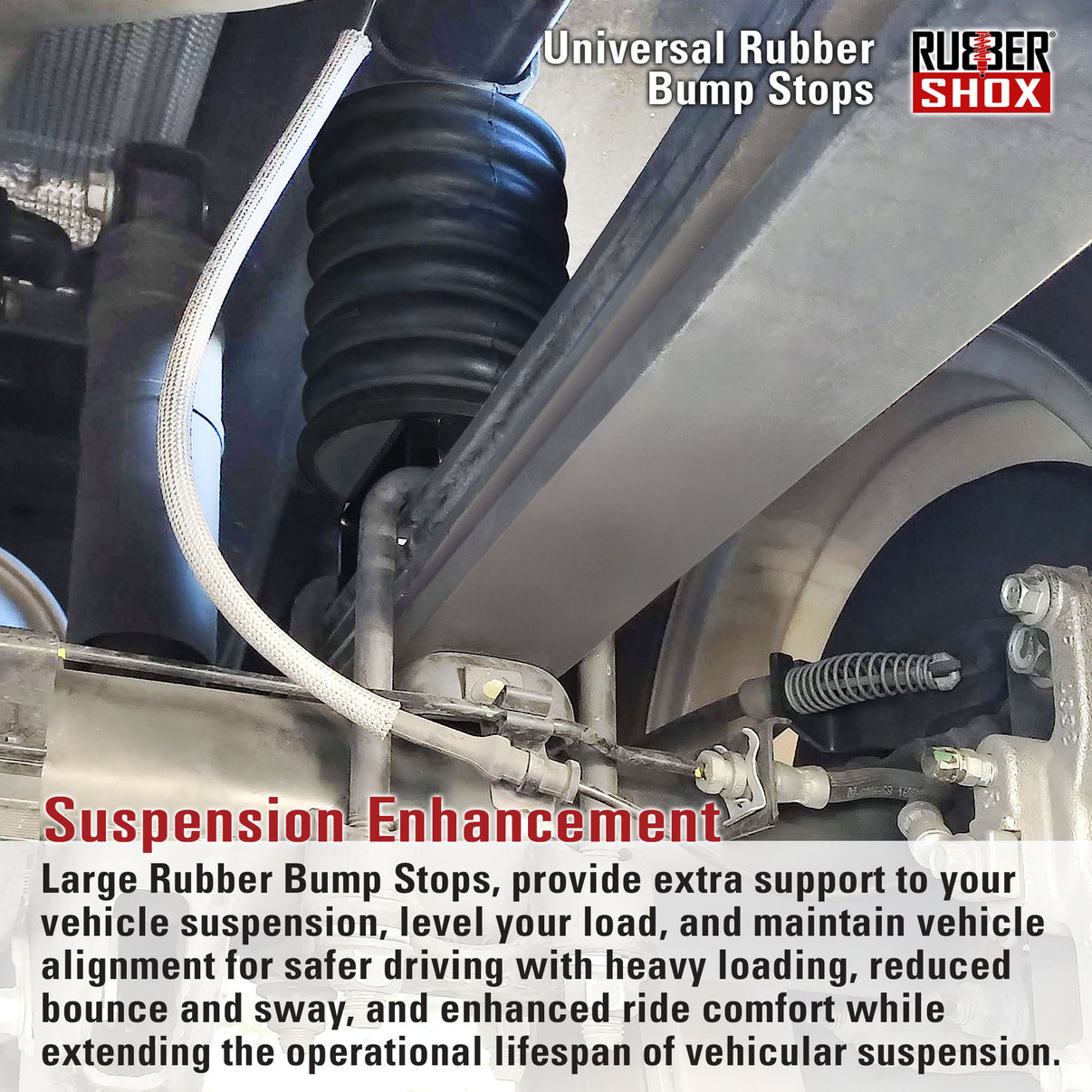 Universal Rubber Bump Stops - For Truck or Recreational Vehicle (RV ...