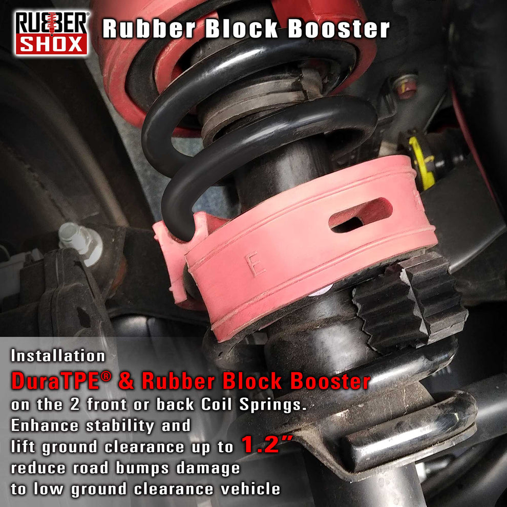 Rubber Block Booster Series | Automotive Coil Spring Booster – RubberShox®