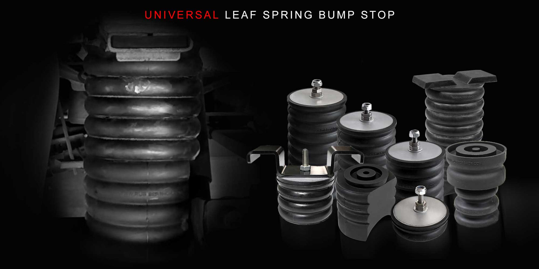Universal Leaf Spring Bump Stop : Shop Now! – RubberShox®
